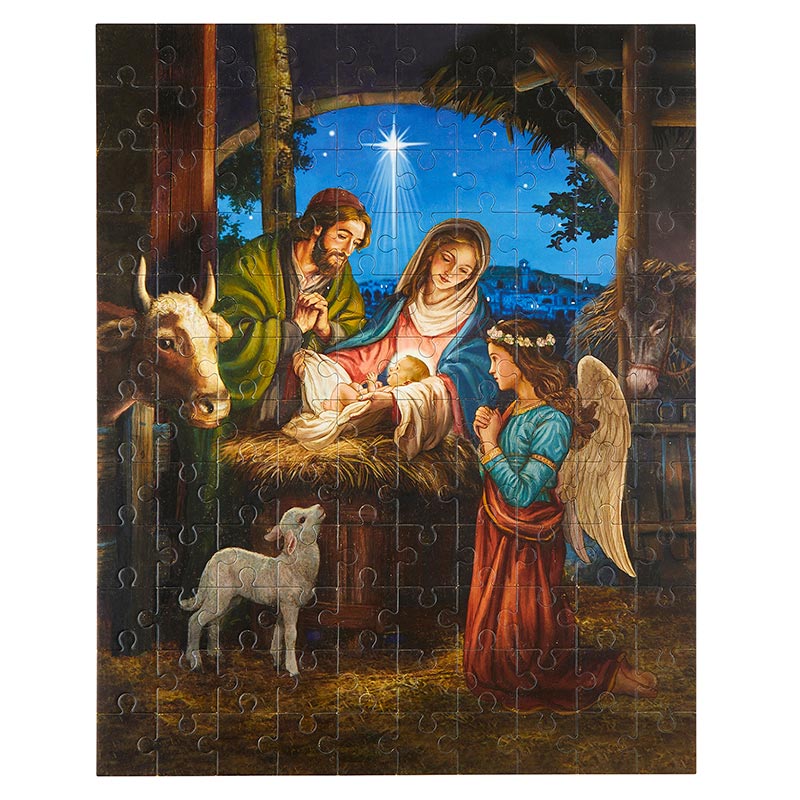 Nativity Christmas Puzzle - ShopCatholic