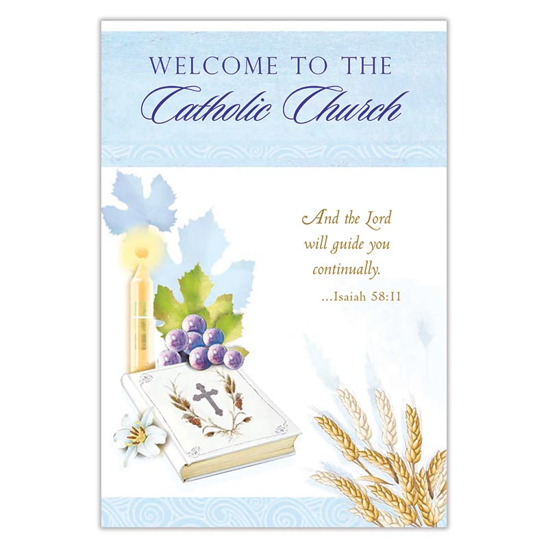 Welcome to the Catholic Church - RCIA Card - ShopCatholic