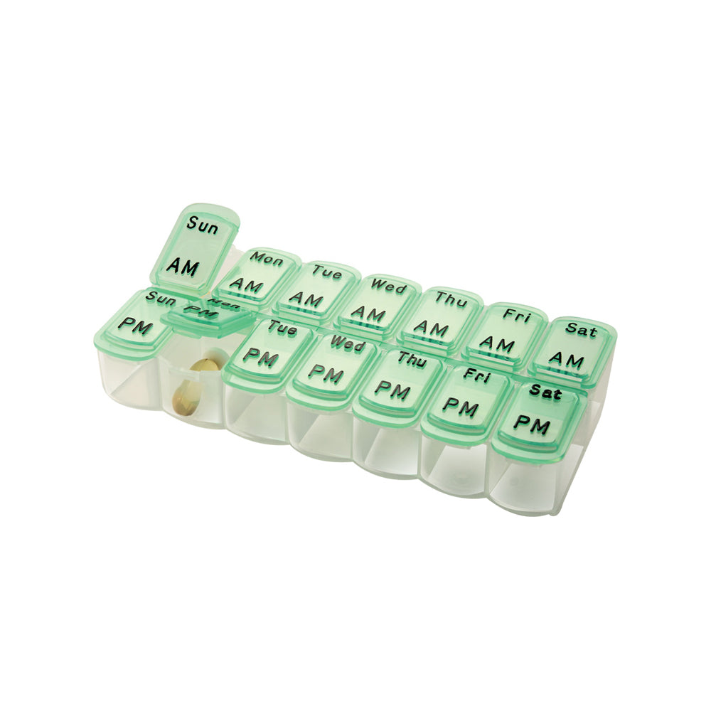 Large Weekly AM/PM Pill Box - ShopCatholic